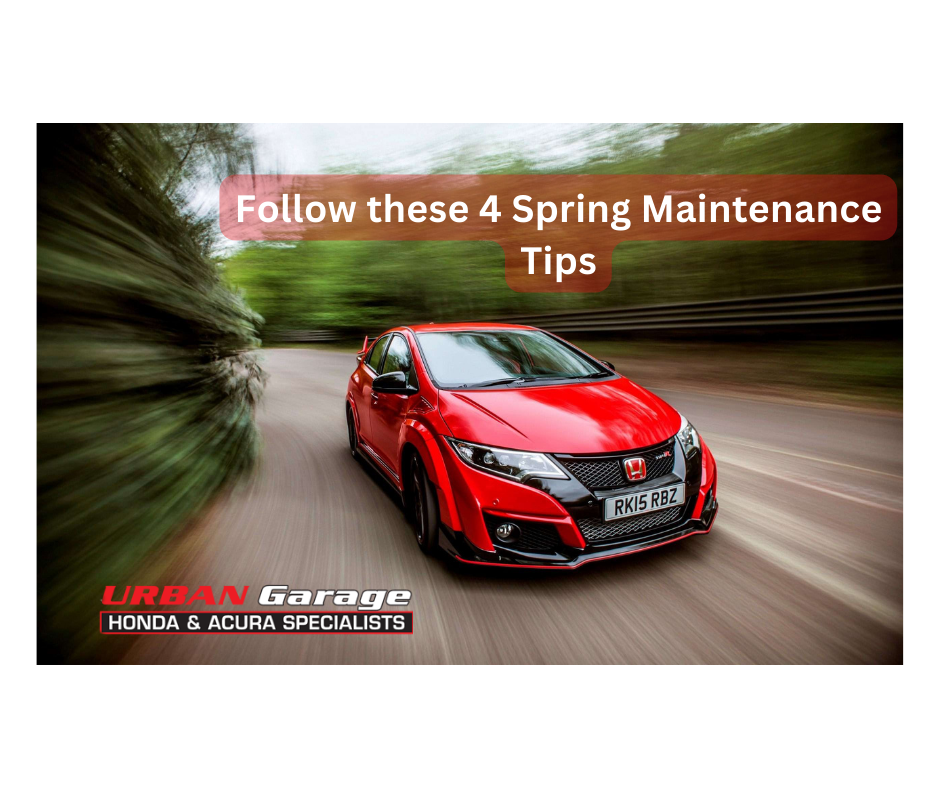 Follow these 4 Spring Maintenance Tips for your vehicle | Urban Garage Ltd.